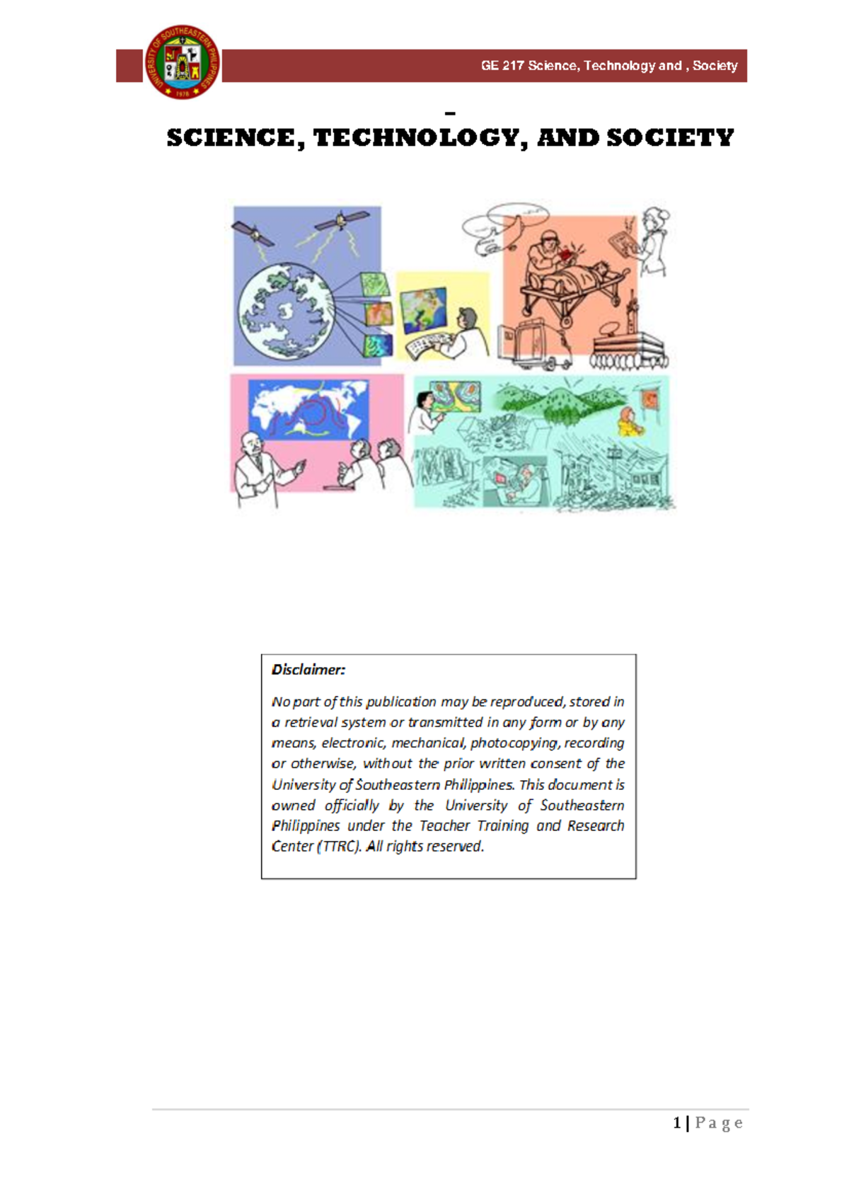 GE 217 STS Module 3 Lesson 2: Biodiversity & Human Health - Studocu