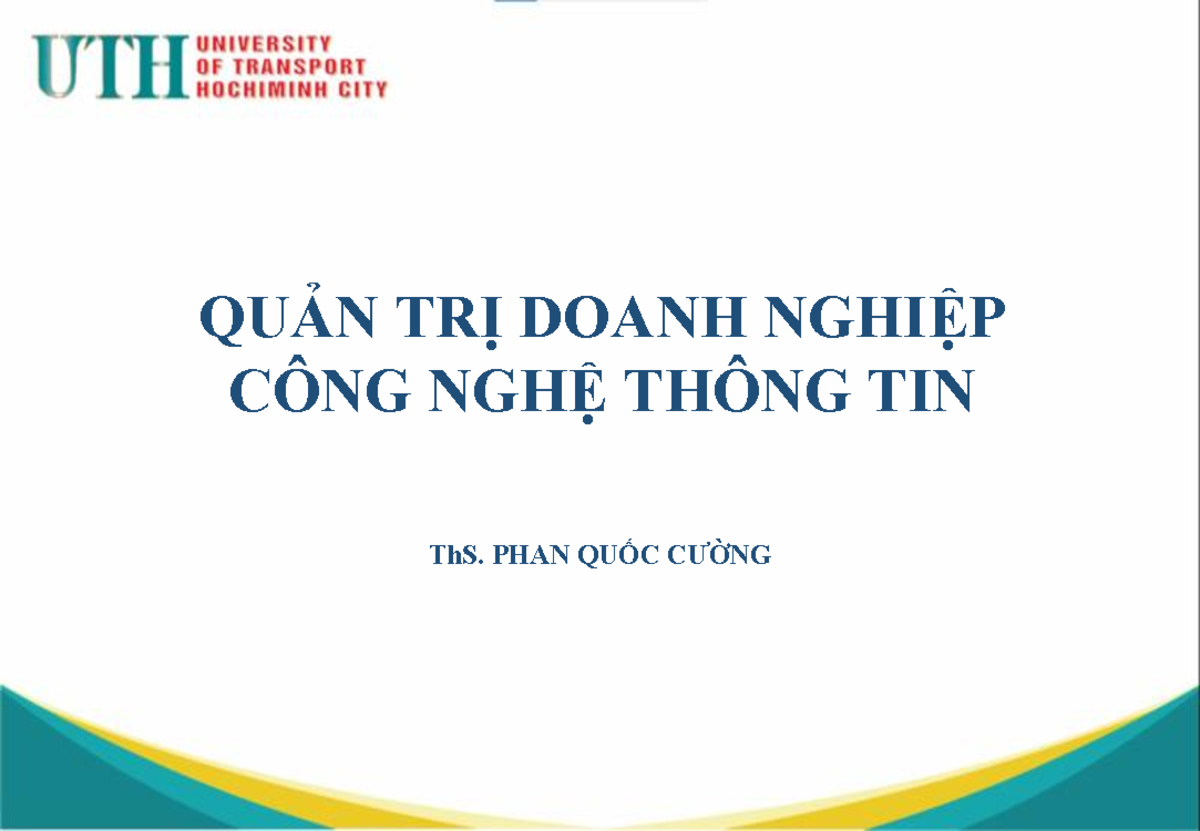 QUẢN TRỊ DOANH NGHIỆP CÔNG NGHỆ THÔNG TIN: MA TRẬN EISENHOWER & SWOT ...