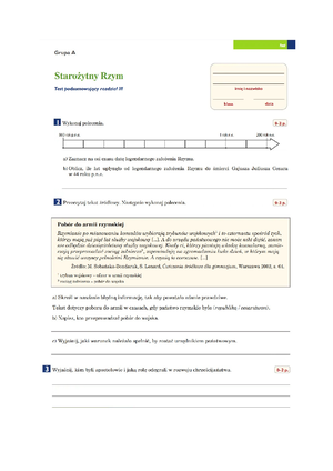 Sprawdzian 5 wersja b pdf - Sprawdzian 5. Społeczeństwo średniowiecznej Europy grupa B - Studocu
