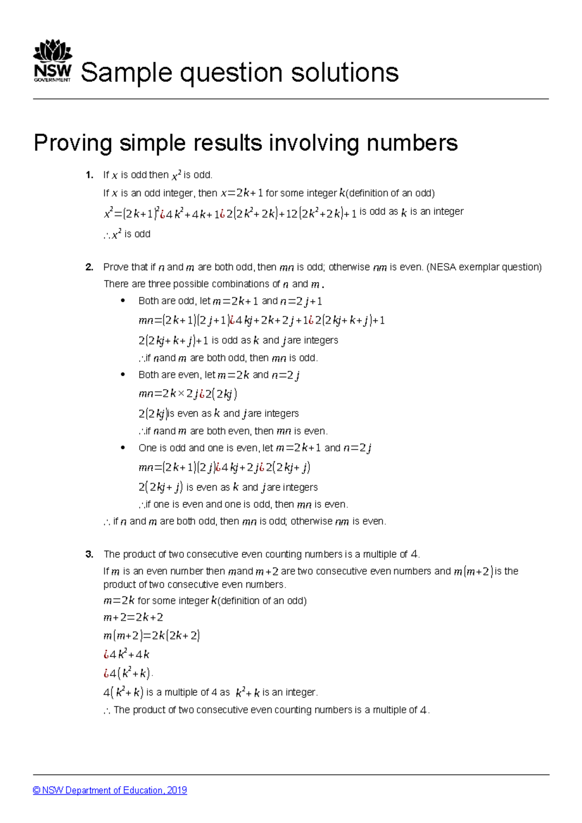Mex p1 sample question solutions - Sample question solutions Proving ...