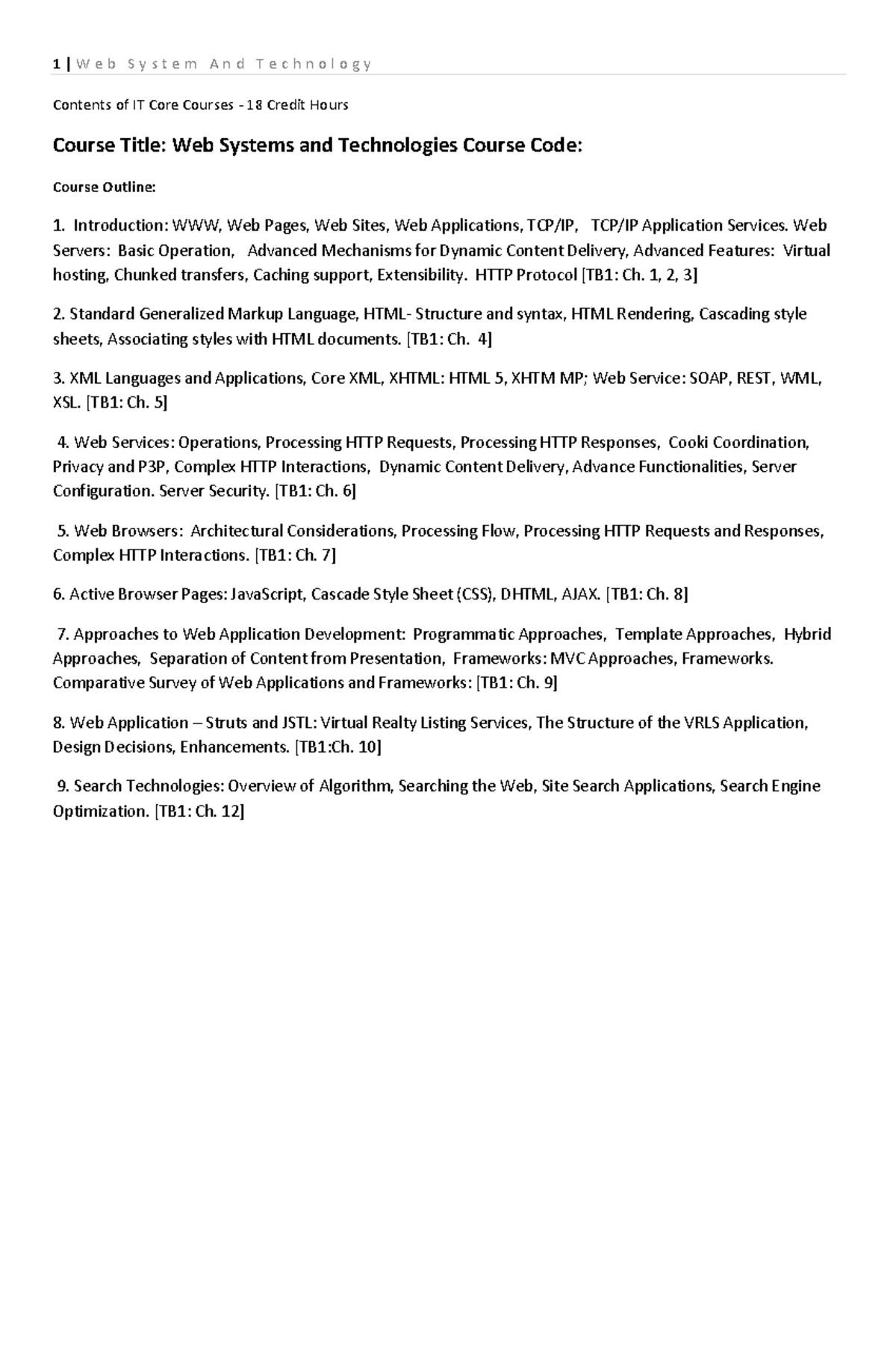 Web Systems and Technologies Notes (Course Code: WST101) - Studocu