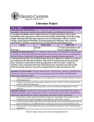 REA-305-RS-Genre-Comparison-Chart: Analysis of Children's & Adolescent ...