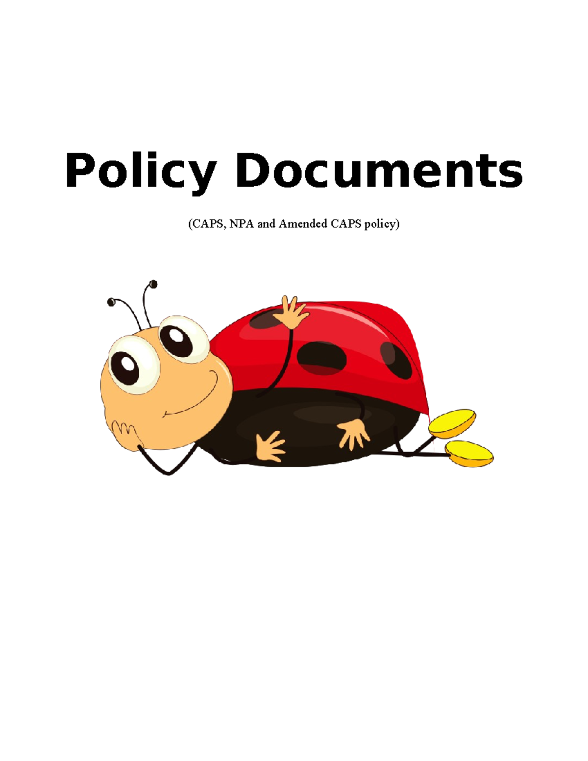 2025 DH FILE Index & Dividers: Policy & Management Plans Overview - Studocu