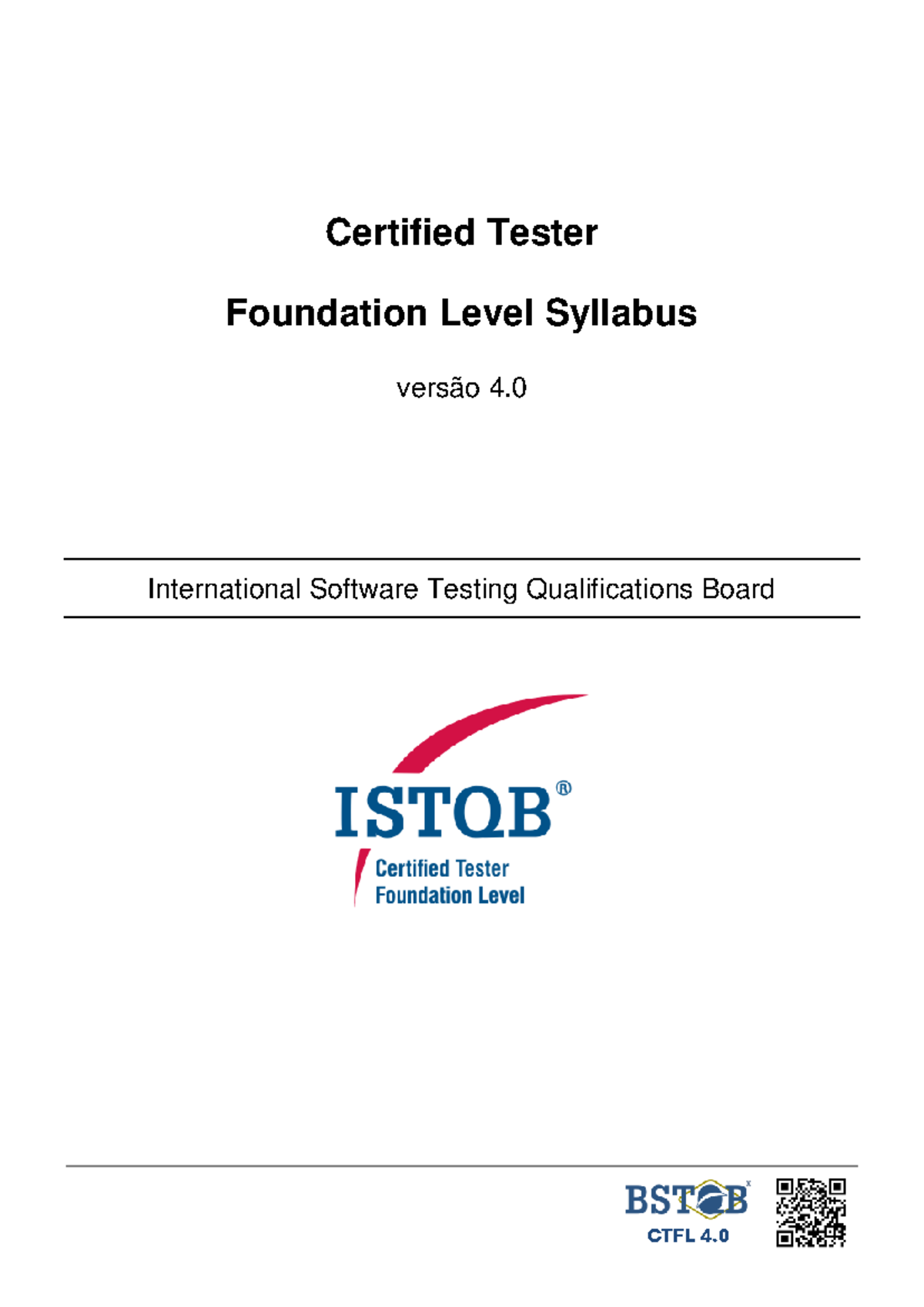 Syllabus CTFL 4: Overview of Software Testing Foundation Concepts - Studocu