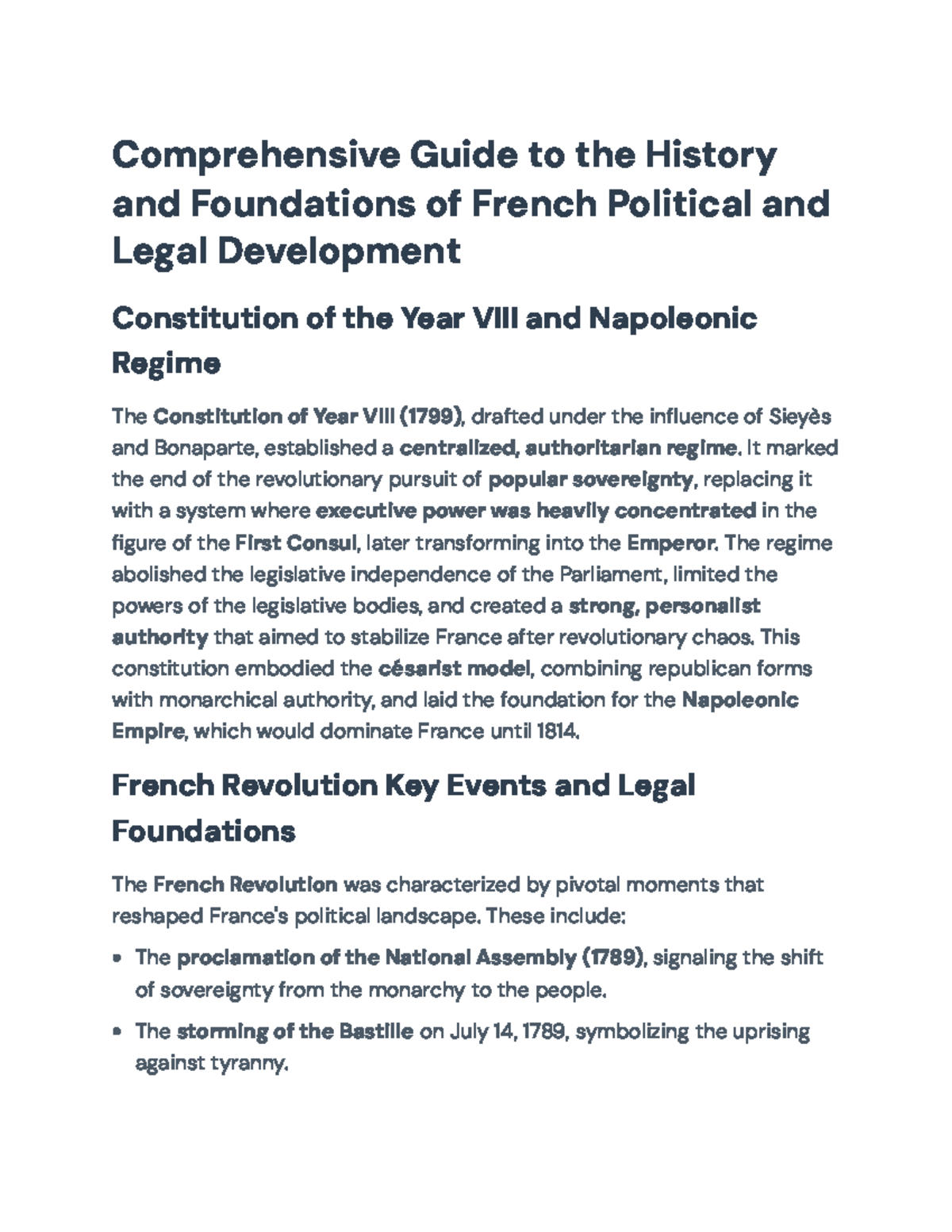 French Revolution Overview: Constitutional Evolutions & Republic ...