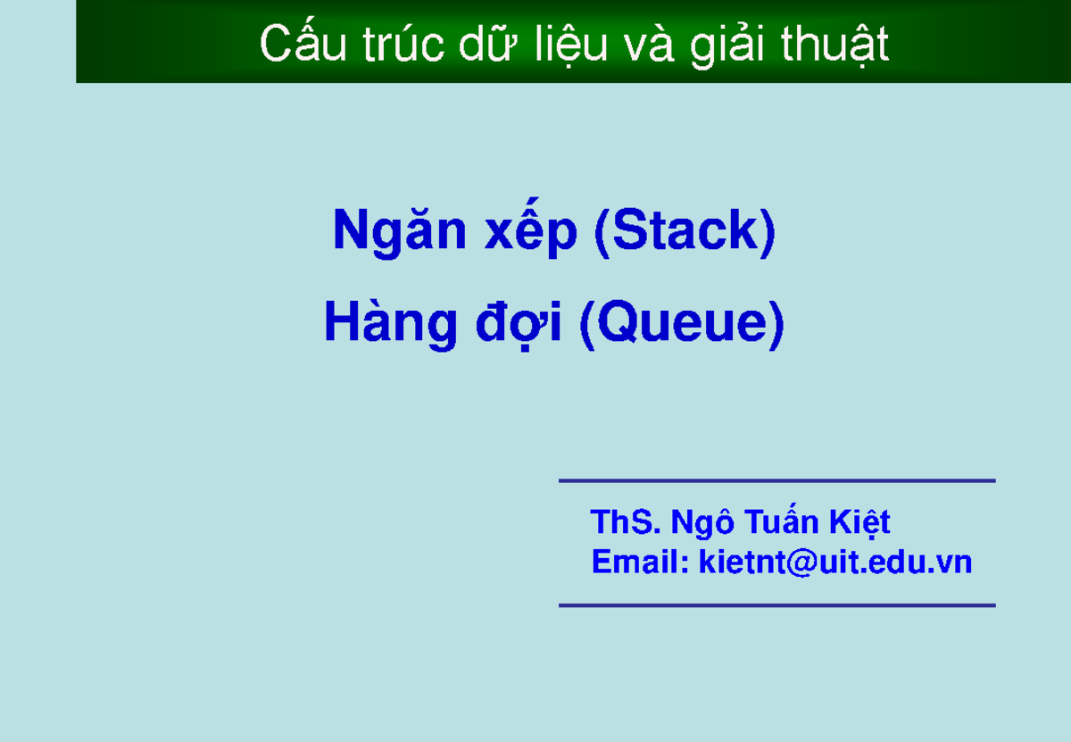 Buoi5-Hang doi ngan xep - Introduction to C programming language - Studocu
