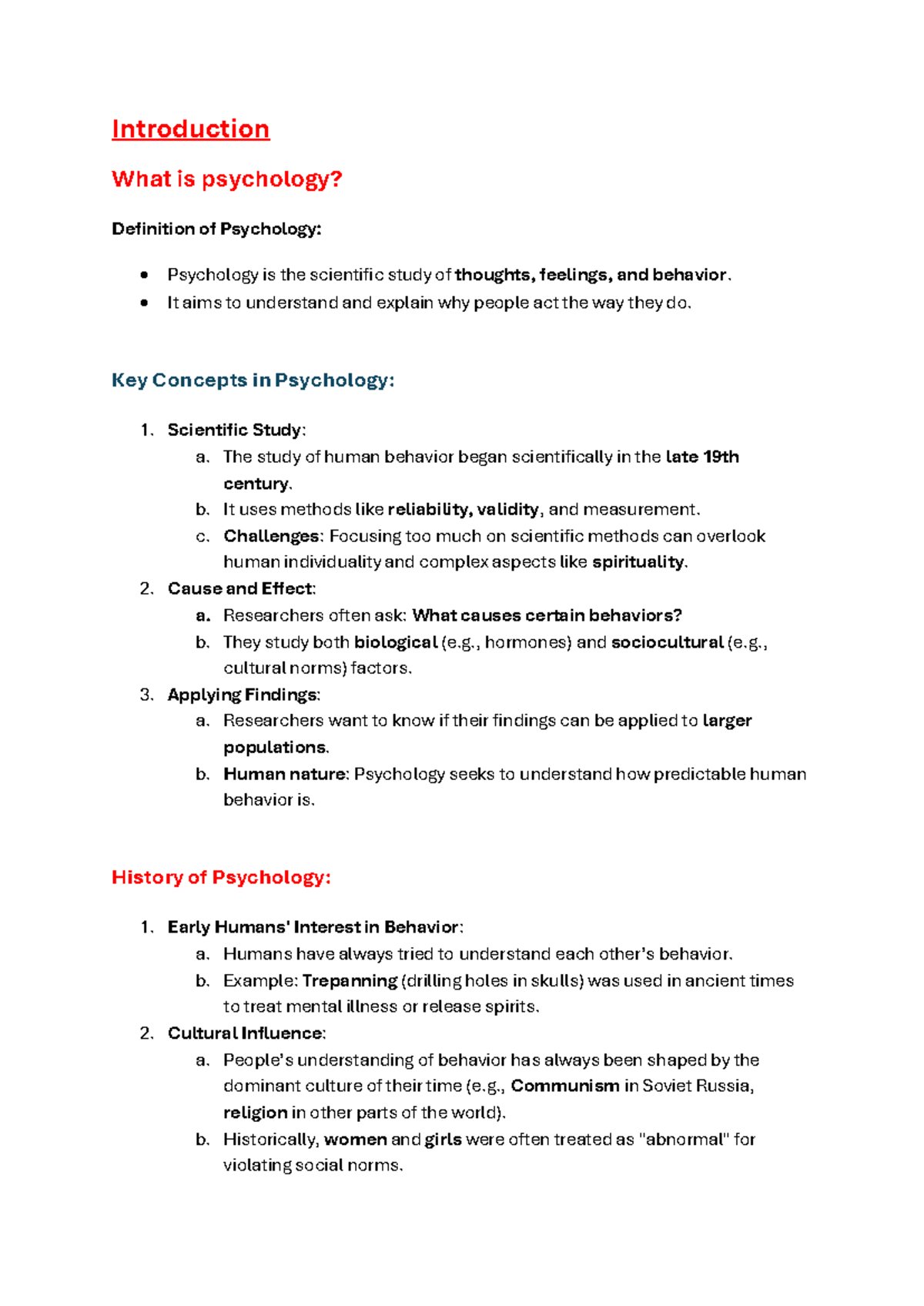 Introduction to IB Psychology HL: Key Concepts & Historical Overview ...