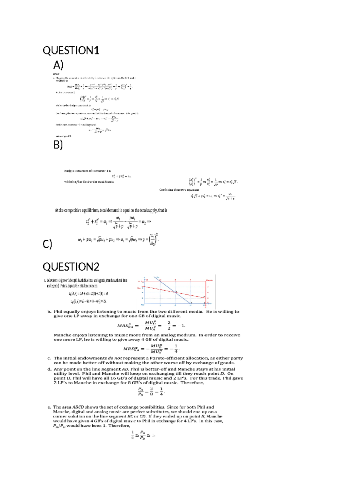 Econ425 HW2 - Homework Solutions and Practice Questions - Studocu