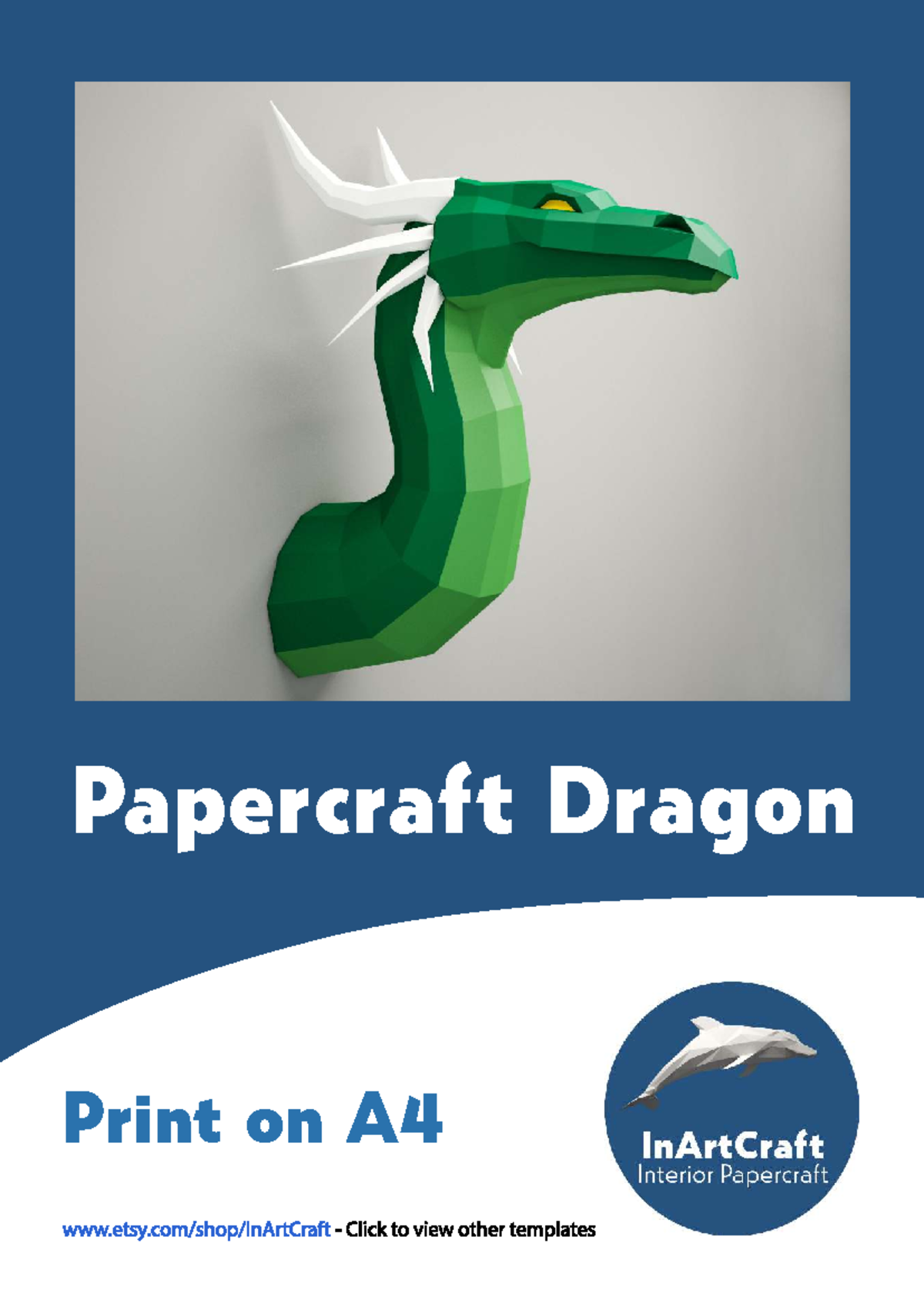 Papercraft dragon A4 template and assembly instructions - Studocu