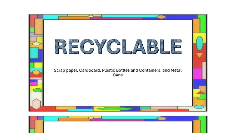 Waste Management Template (MADUNOT) - Recycling & Biodegradable Guide ...