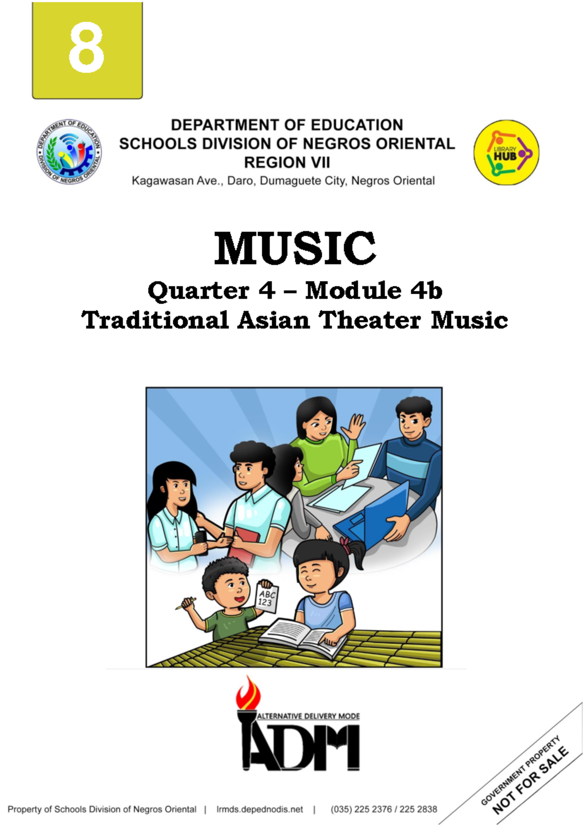 Music 8 Q4 - Module 4b: Traditional Asian Theater Music Study Guide ...