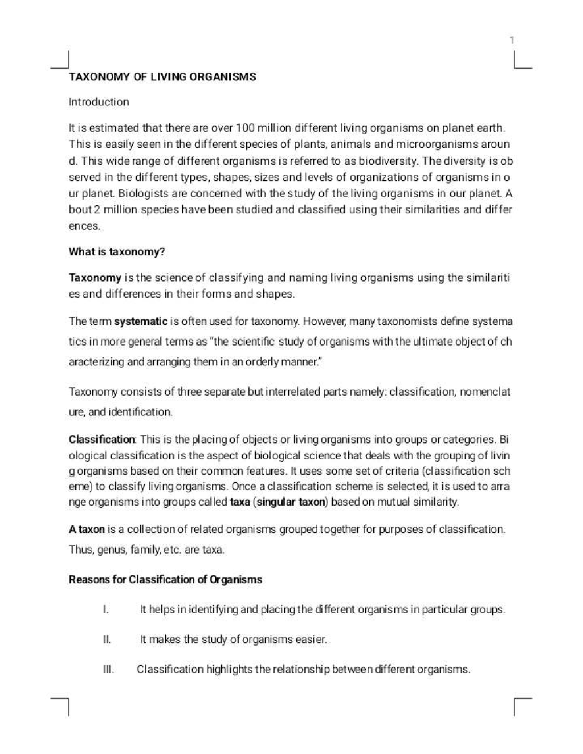 Microbial Classification: BIO 003 Study Notes - Studocu