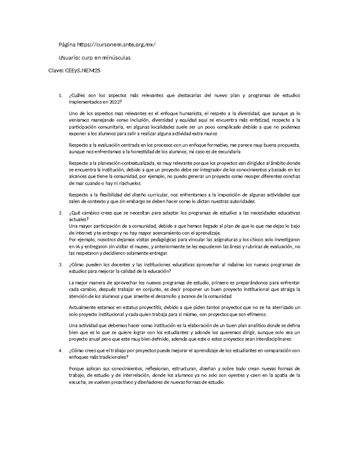 Análisis del Nuevo Plan de Estudios CEEyS.NEM25: Reflexiones y ...