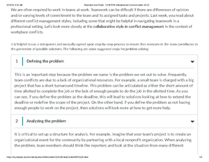 [Solved] An example of integration in dialectical tensions ...