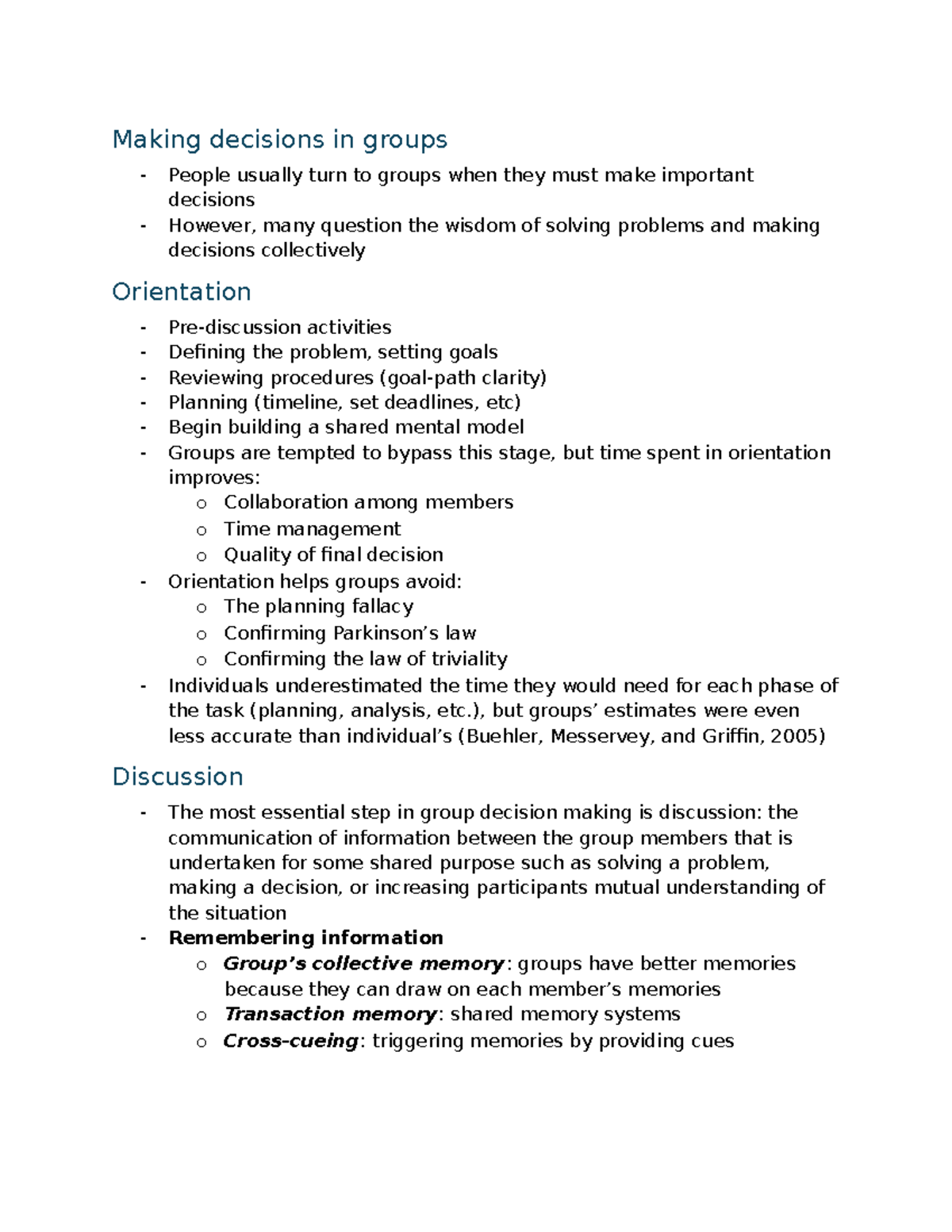 Chapter 12 - Group Decision Making: Insights and Challenges - Dr ...