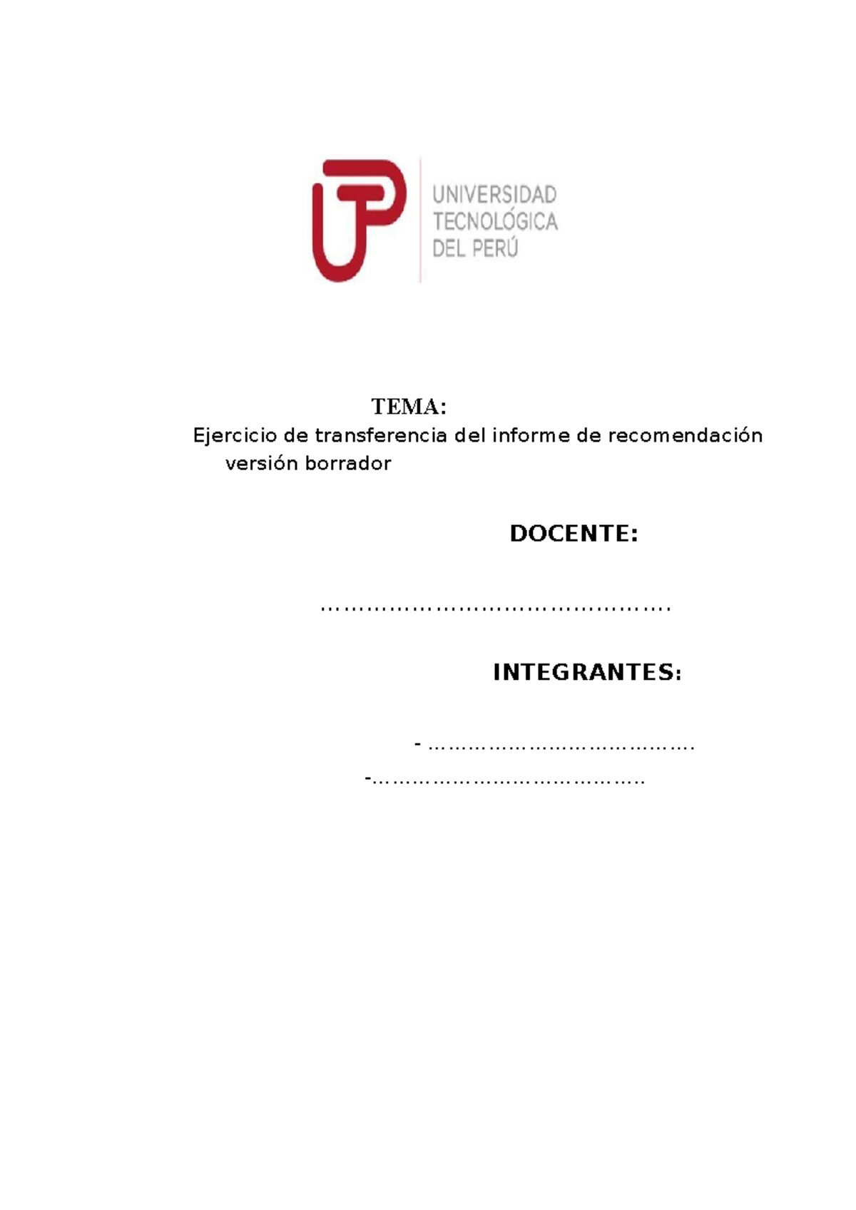 Informe de Recomendación para Ropa Chic - Borrador Semana 5 - Studocu