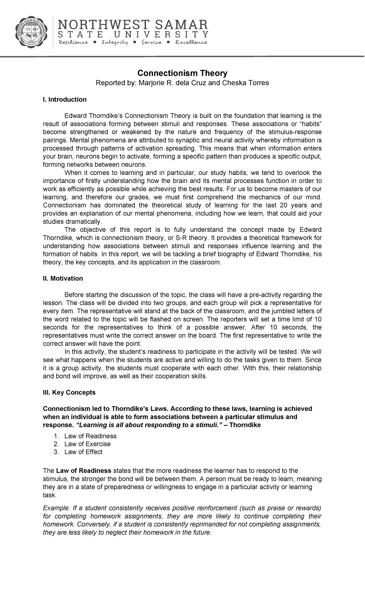 Connectionism Theory: Understanding Thorndike’s Learning Framework ...