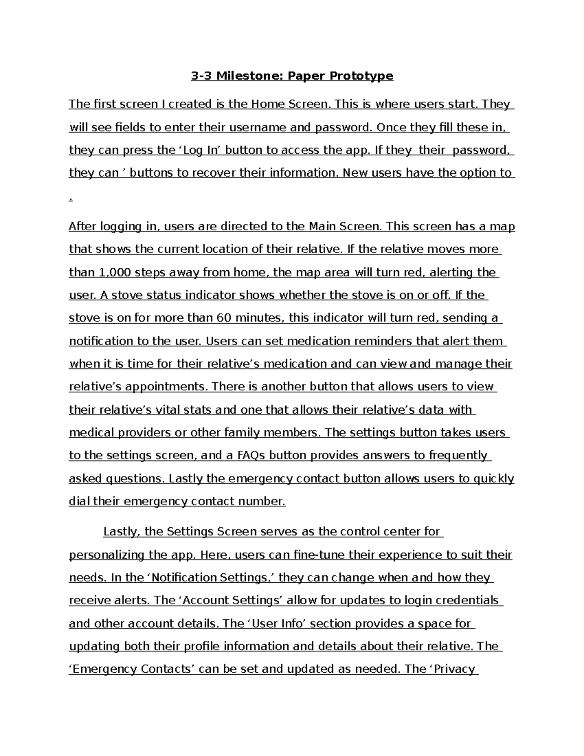 CS 319 3-3 Milestone: Paper Prototype User Experience Enhancements ...