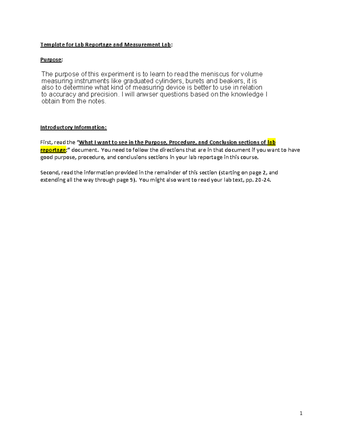 Lab 2 completed - Template for Lab Reportage and Measurement Lab ...