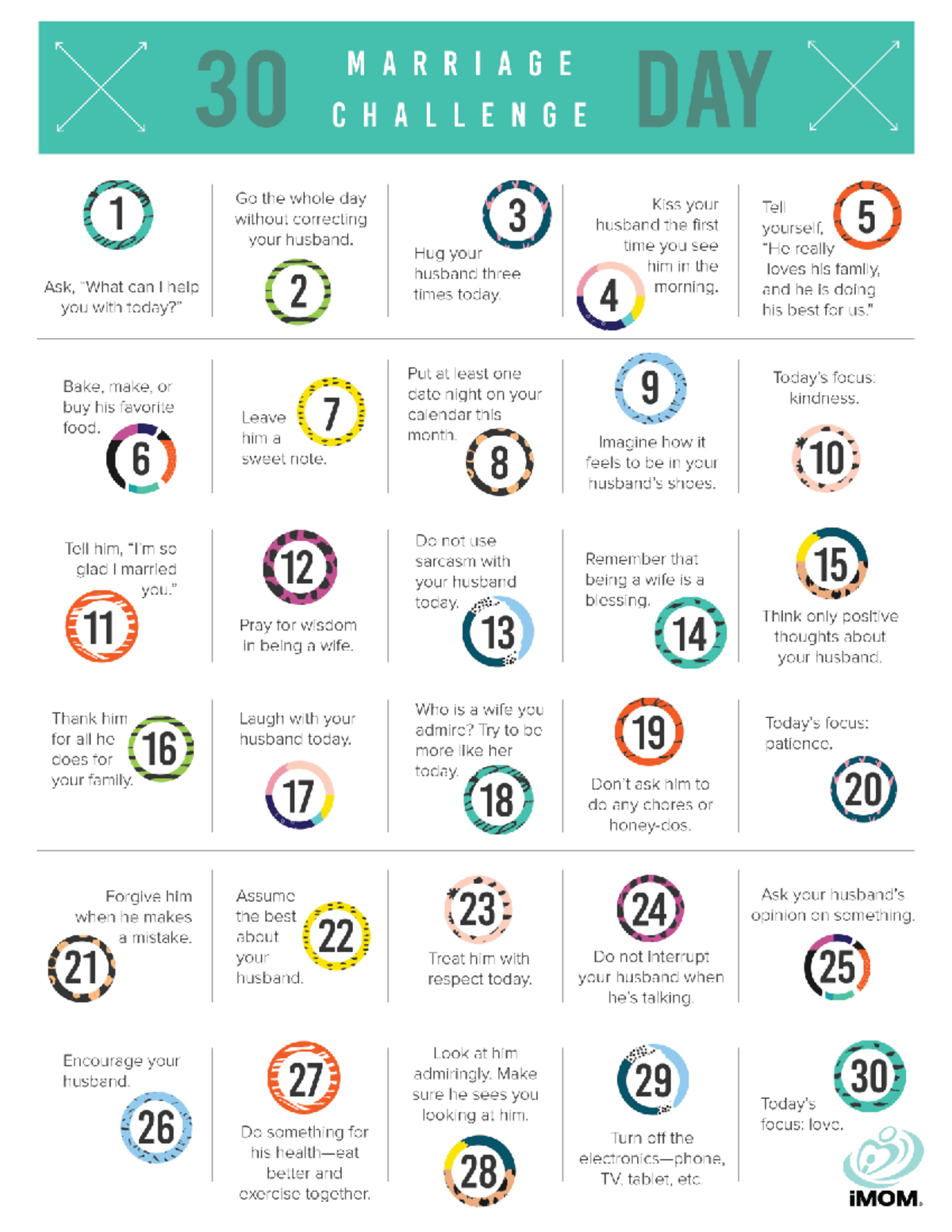 30-Day Marriage Challenge: Day 1 Activities & Tips - Studocu