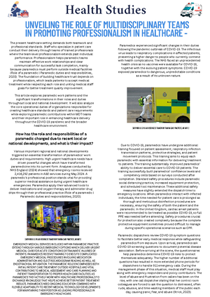 unit 8 professionalism and multidisciplinary teams (Access to midwifery ...