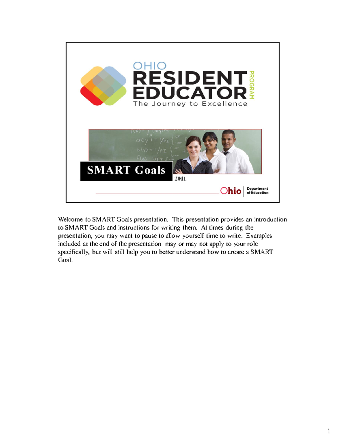 SMART Goals Writing Guide: Introduction & Practical Tips - Studocu