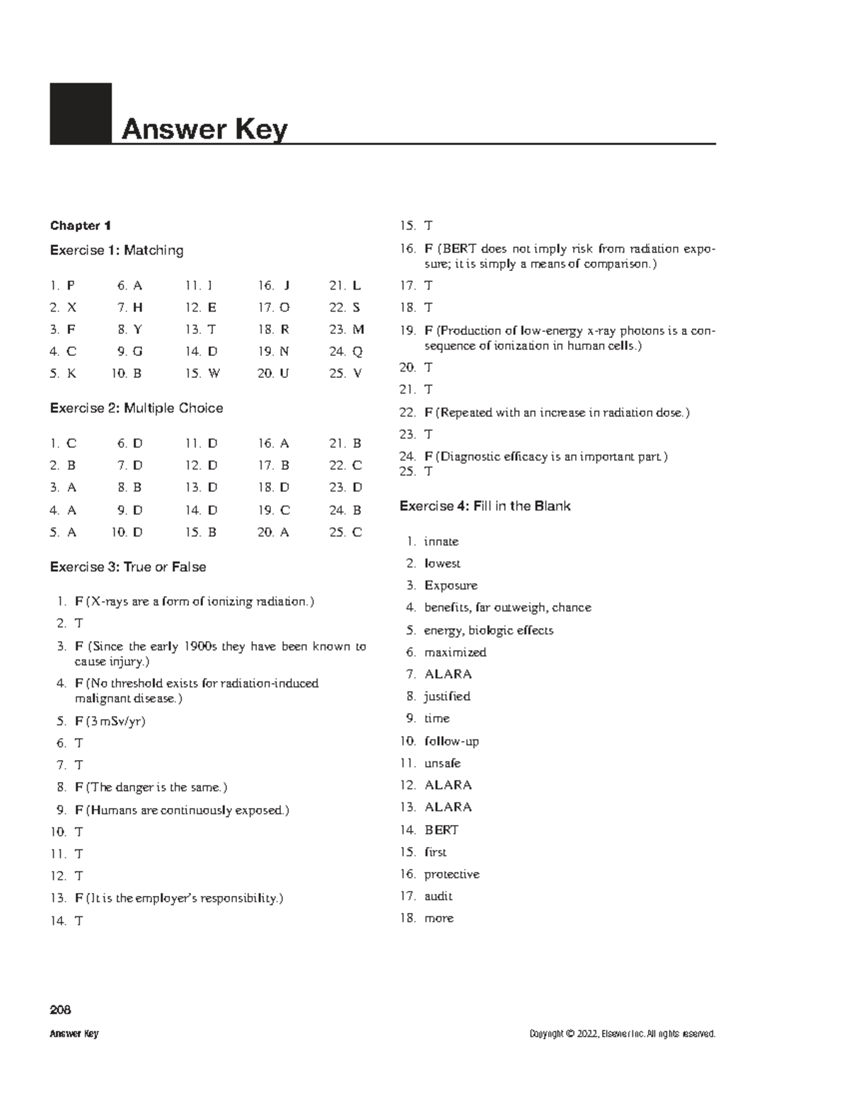 Answer Key for Workbook Exercises: Chapter 1-6 - Studocu