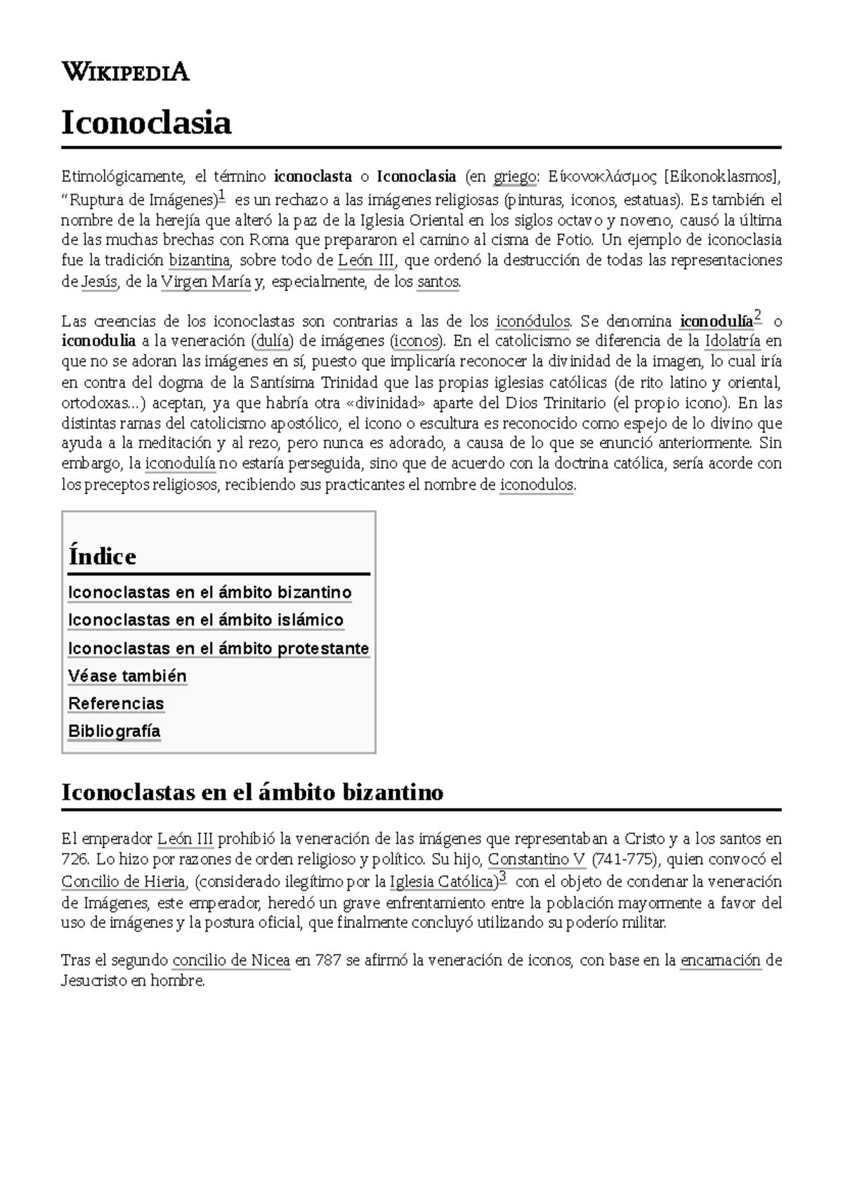 Infografía Definición Iconoclasia Controversia