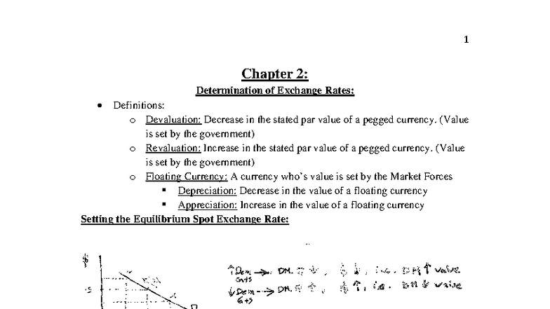 Chapter 2: Exchange Rates & Currency Valuation (IBUS370) - Studocu