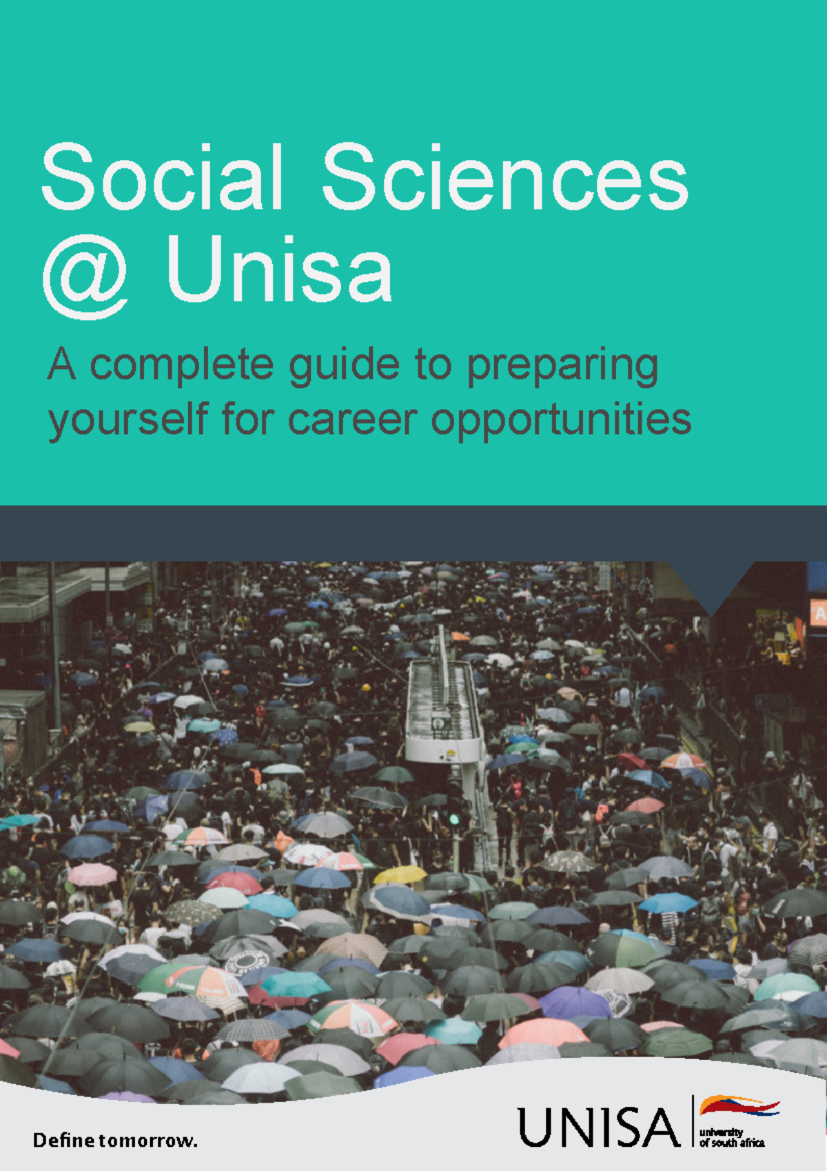 Dccd socialsciences unisa - Define tomorrow. Social Sciences @ Unisa A ...