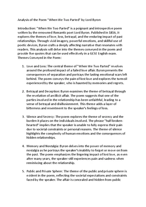 Analysis of the Poem "Neutral Tones" by Thomas Hardy - Analysis of the ...