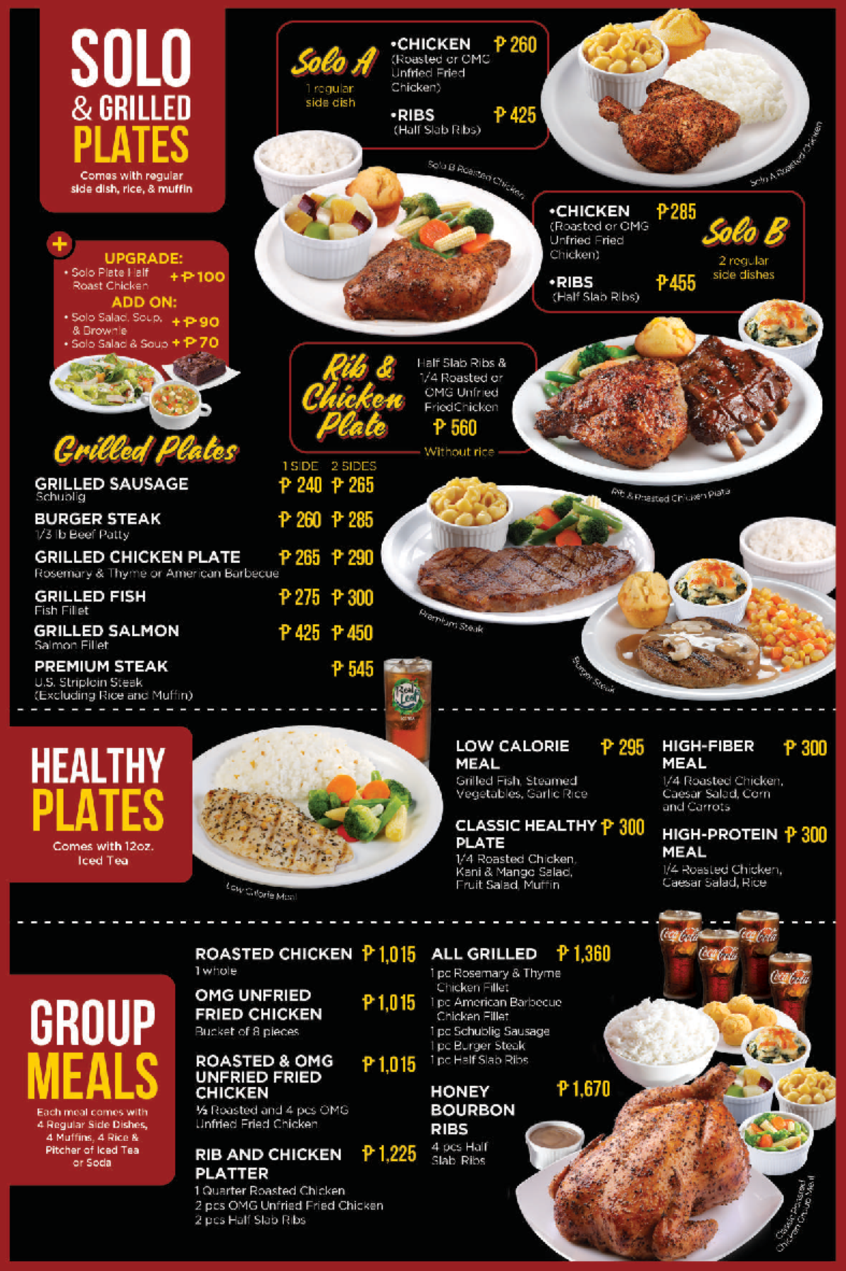 Menu-list-1 Regular - This is all. - SOLO CHICKEN P 260 Solo A (Roasted ...