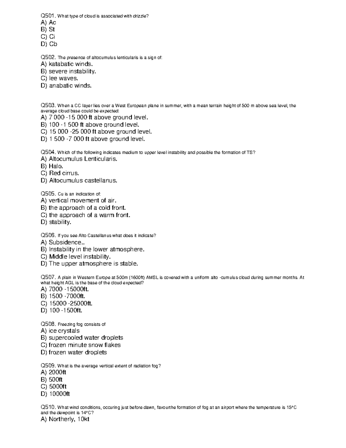 Q4-Metrology Multiple Choice Questions (MCQ) - Studocu