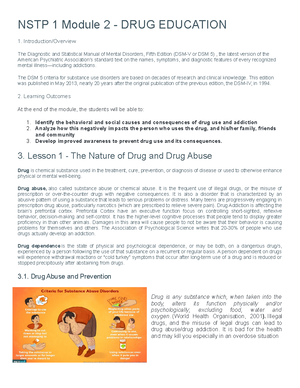 NSTP Module 3 - Disaster Awareness Preparedness AND Management - Module ...