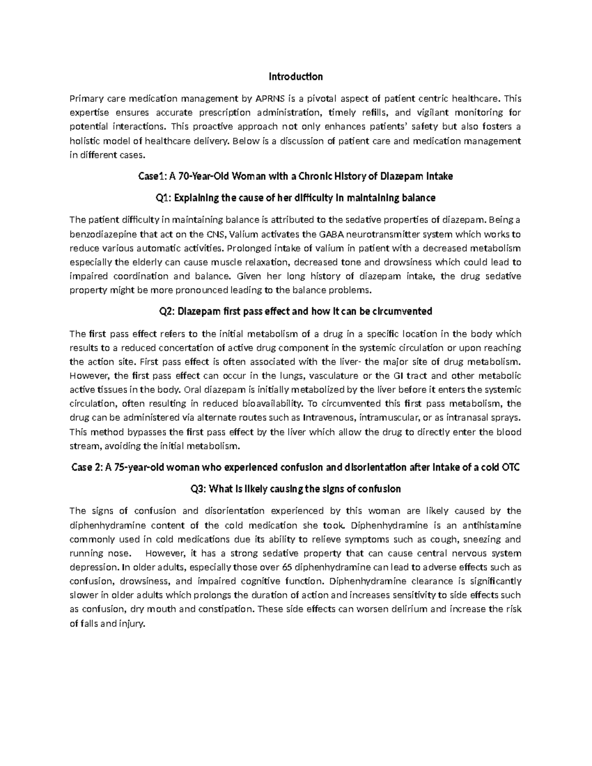 Primary care medicatio management - Introduction Primary care medication management by APRNS is ...