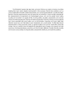 Lesson 4-5: Foundations of Dynamic Filipinism & NU Development - Studocu