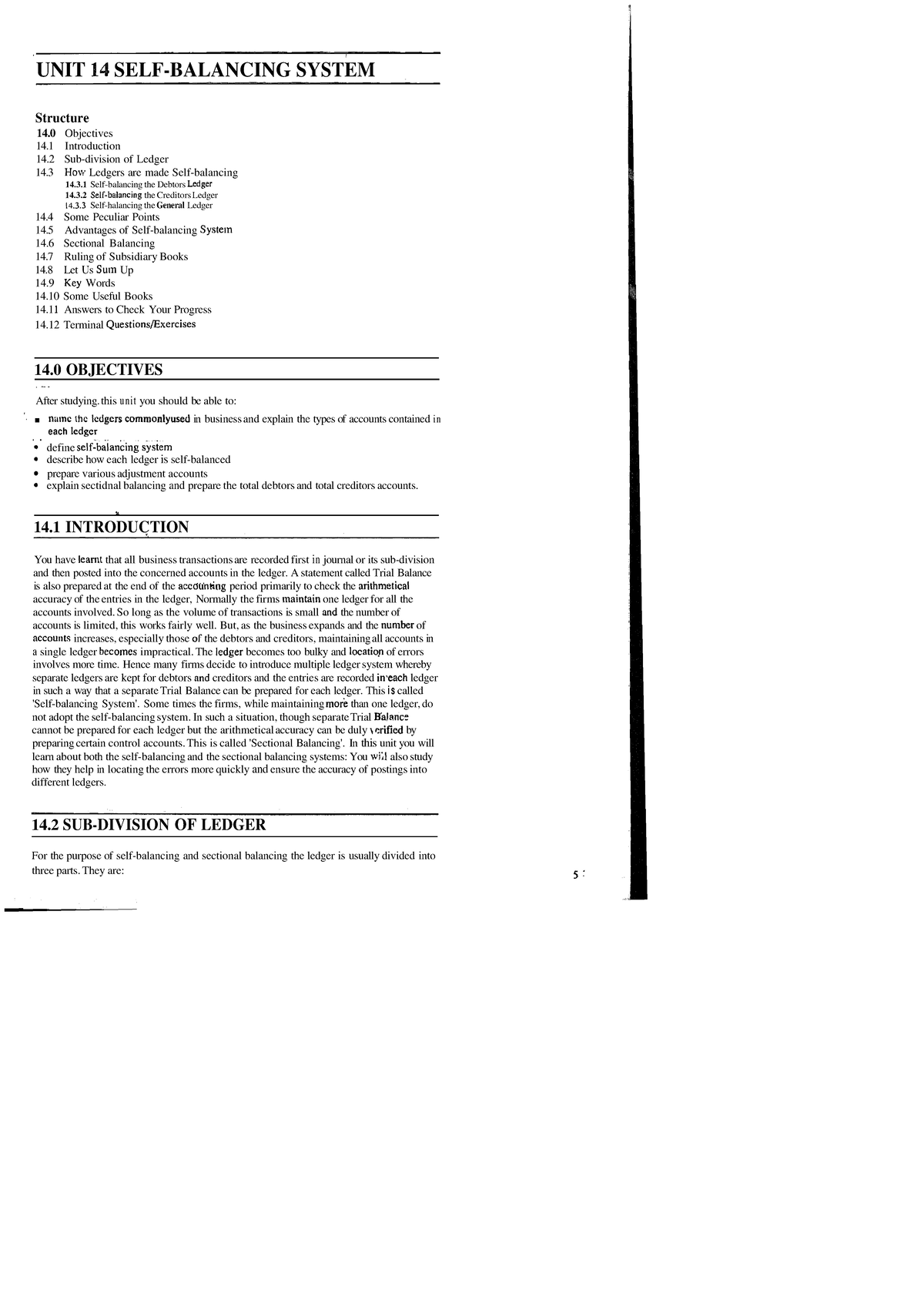 Block-4 Self-Balancing System Study Notes - VGN - Studocu