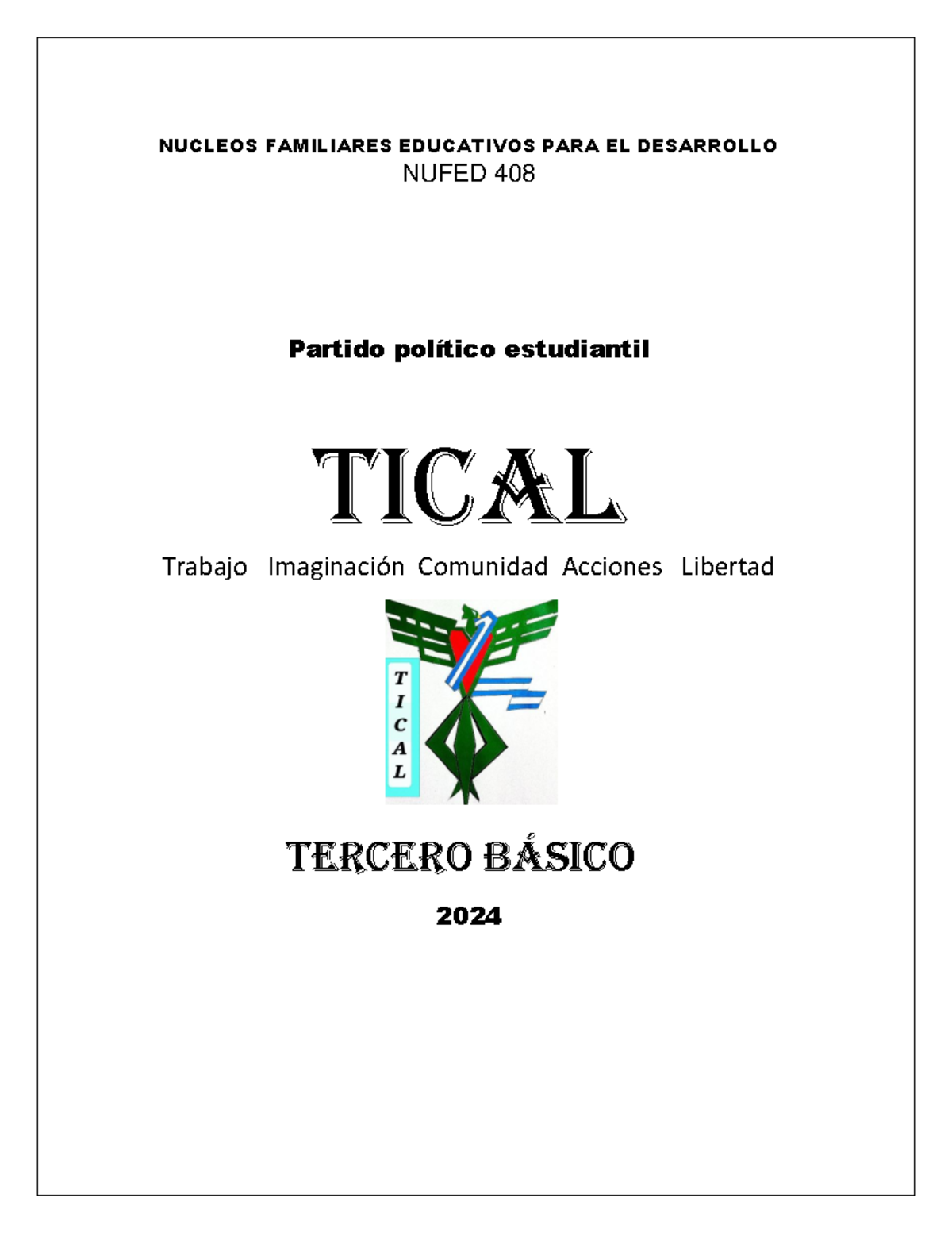 Gobierno escolar 2024, Tical - NUCLEOS FAMILIARES EDUCATIVOS PARA EL ...