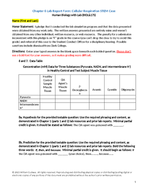 Lab #6 - Answers to the 6th Lab - PEDIGREES AND THE INHERITANCE OF ...