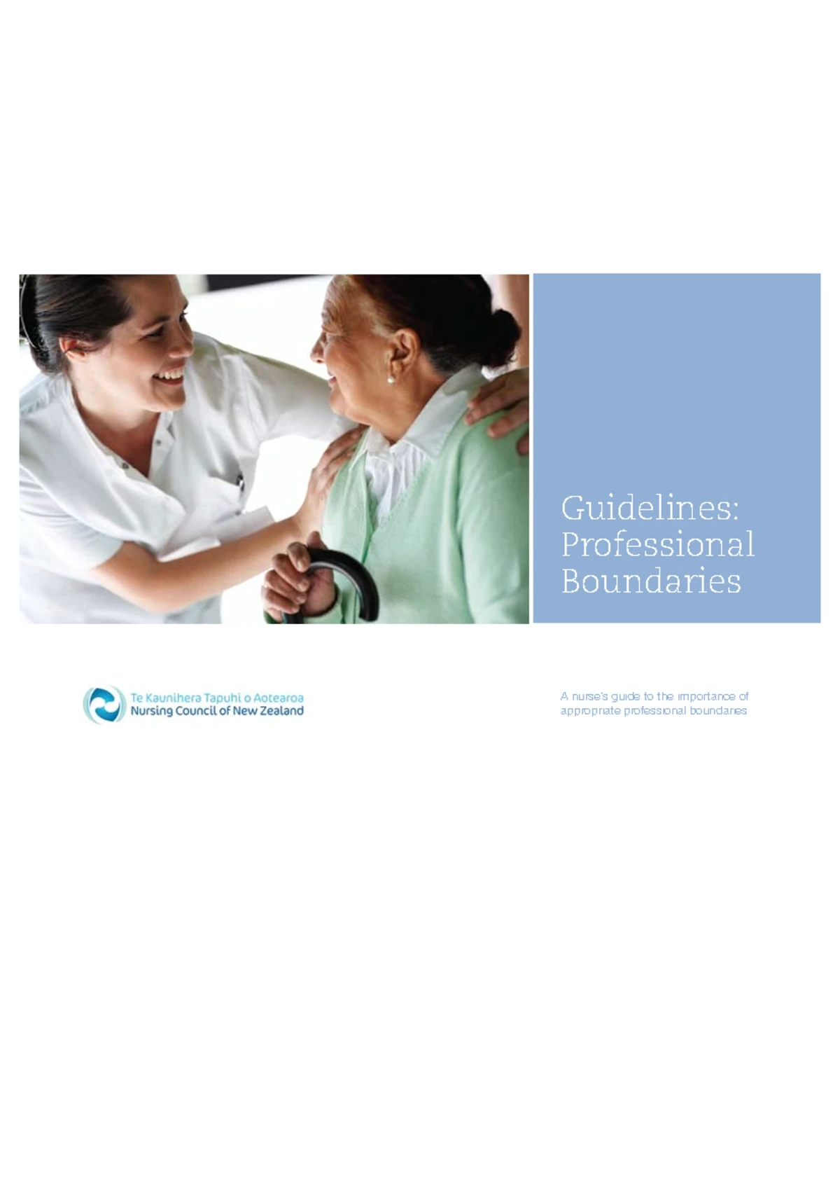 Guideline - Code of Ethics 2019 - NZNO: Guideline – Code of Ethics New ...