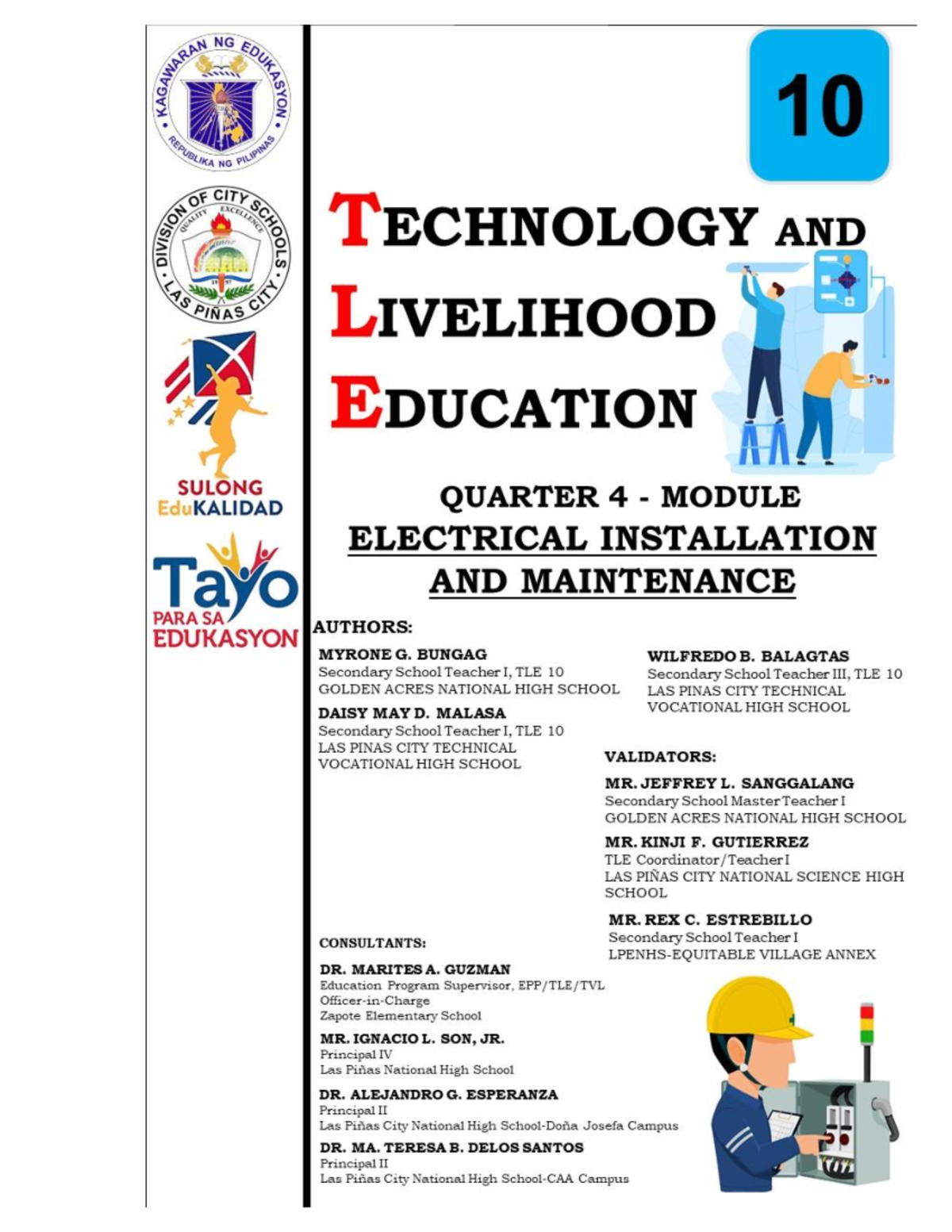 ADM-4th-Quarter-EIM-Week-1-4 - MODULE IN TLE 10 ELECTRICAL INSTALLATION AND MAINTENANCE Fourth ...