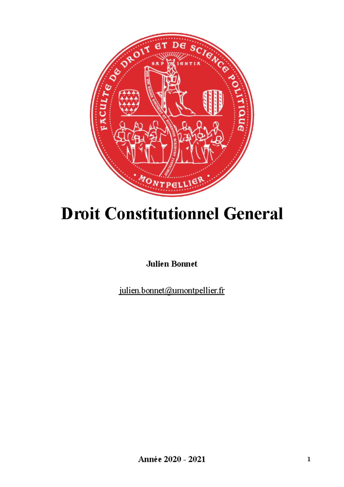 Cours Complet de Droit Constitutionnel Général 2022 - Studocu