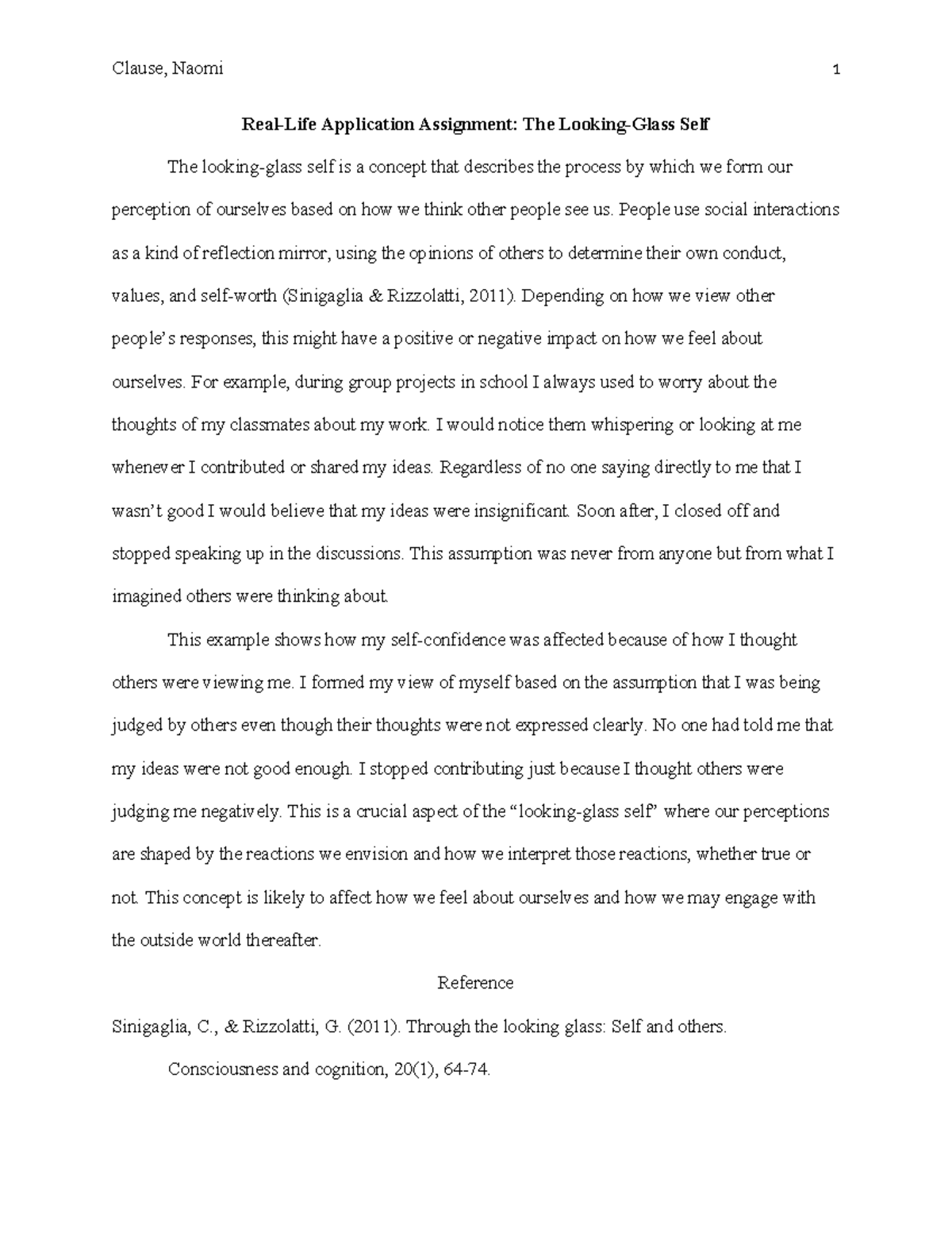 Real-Life Application Assignment - People use social interactions as a ...