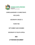 [Solved] A map of KwaZuluNatal in Empangeni where sugar cane is ...
