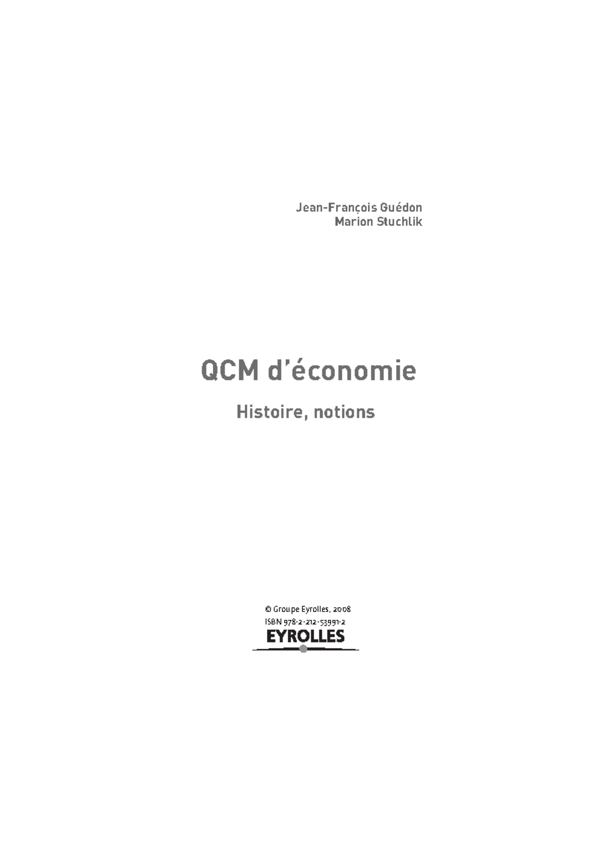 QCM corrigé de l’histoire de la pensée économique - QCM d’économie ...