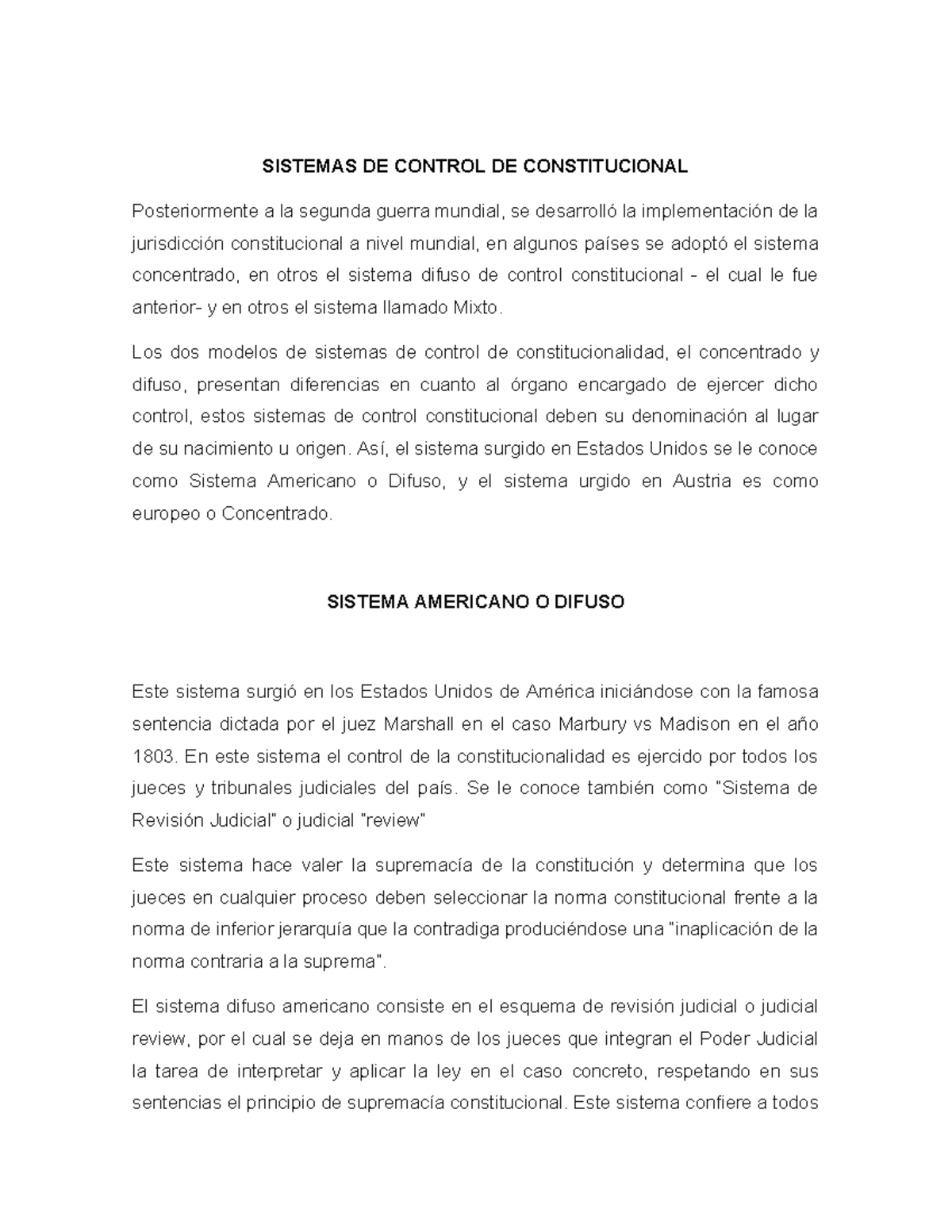 Sistemas de Control Constitucional en Guatemala: Análisis Comparativo ...