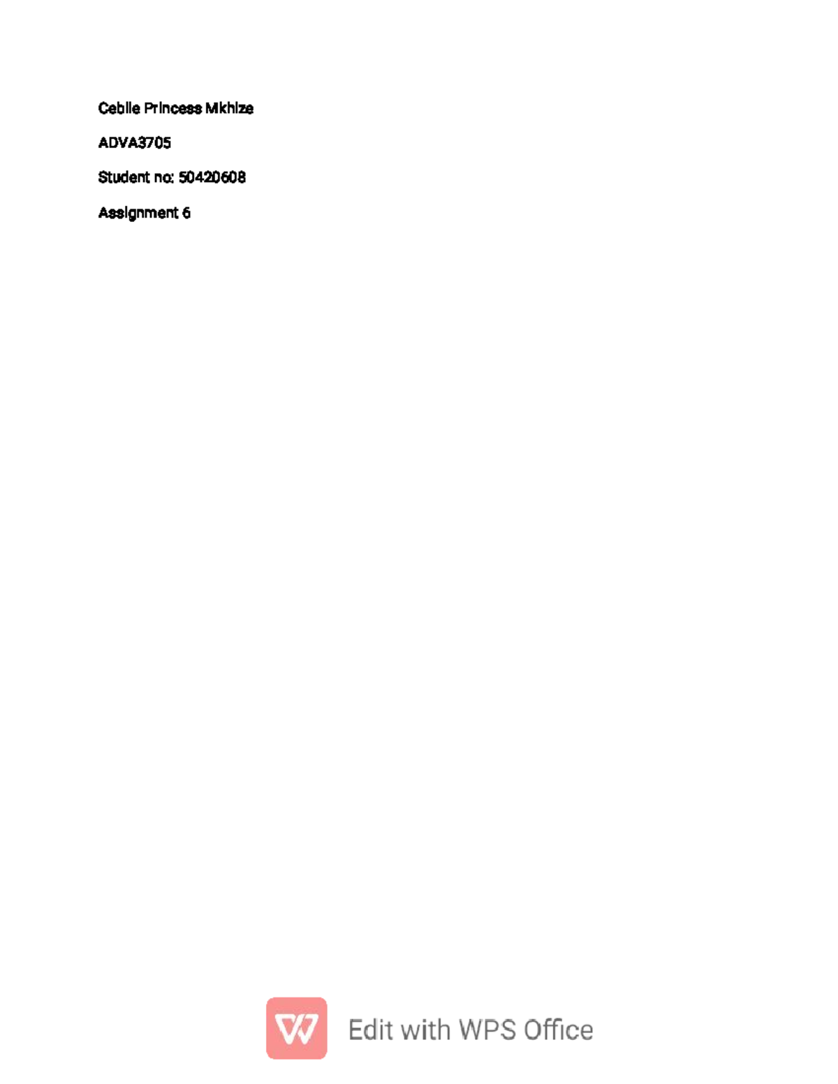 DVA3705 Assignment 6 - The Role of COSATU in South African Development ...