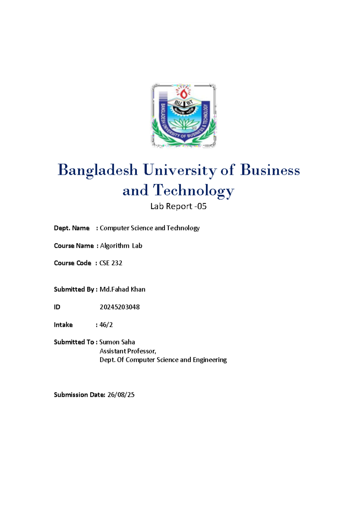 CSE 232 Lab Report: Implementation of Heap Sort Algorithm in C - Studocu