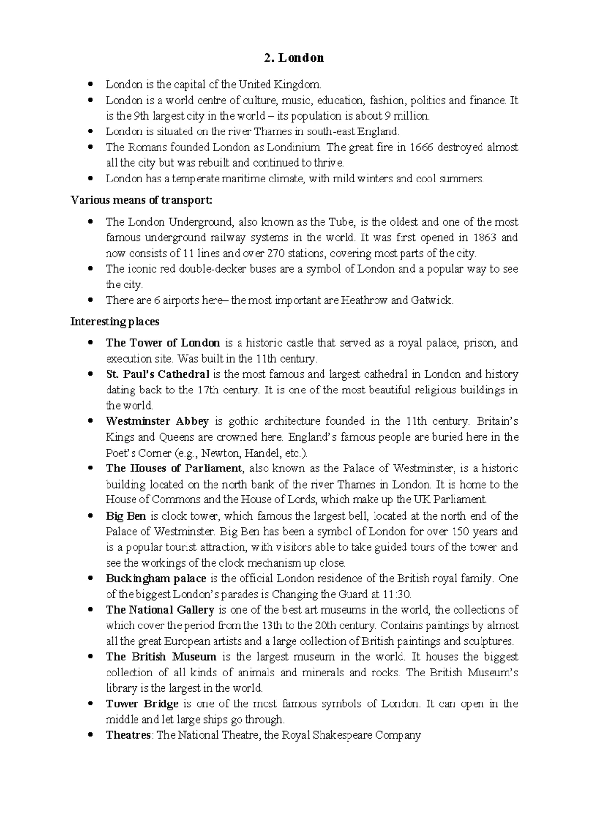 London Case Study - LONDON – urban challenges in a named developed ...