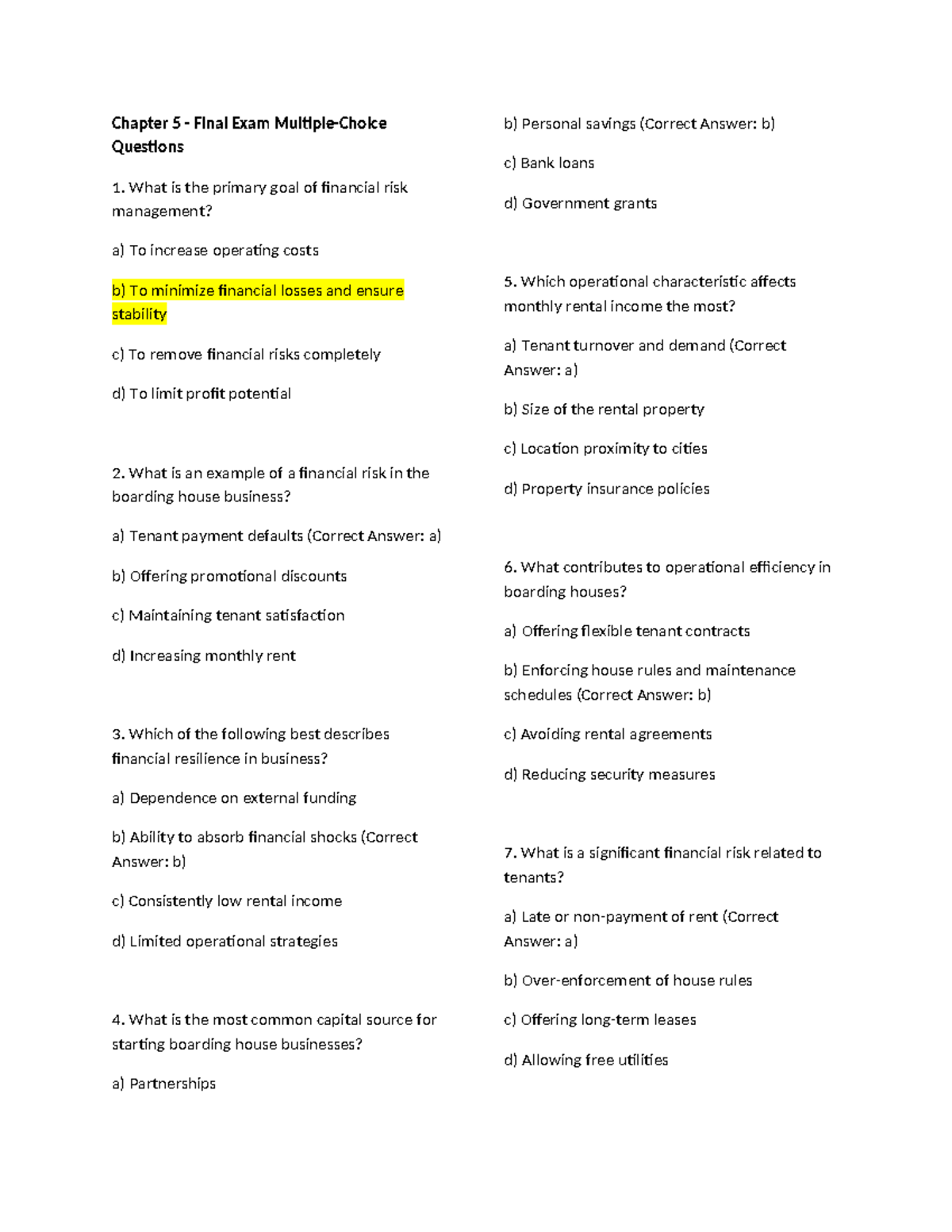 CHN-Final-EXAMs - Chapter 5 - Final Exam Multiple-Choice Questions What ...